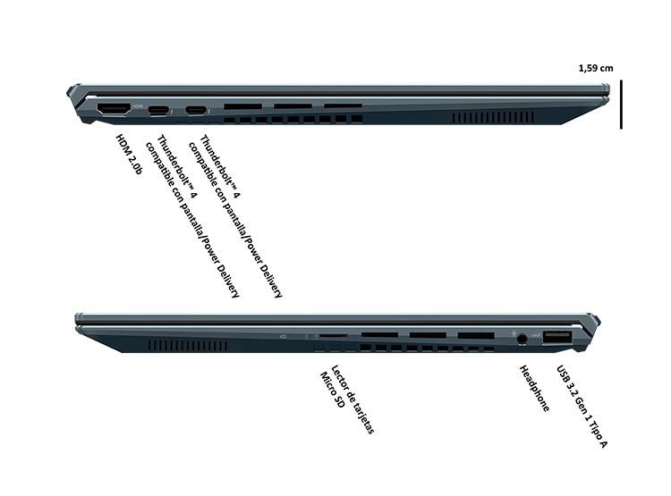 Ripley - ASUS ZENBOOK 14X OLED UX5401 / INTEL® CORE™ I7 / 16GB RAM ...