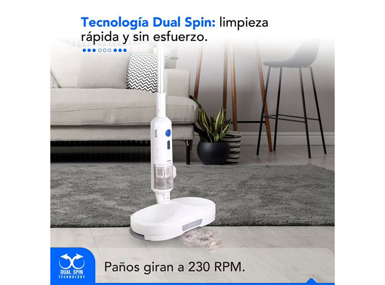 PULIDORA Y ASPIRADORA THORBEN 2 EN 1 DUAL SPIN VAC