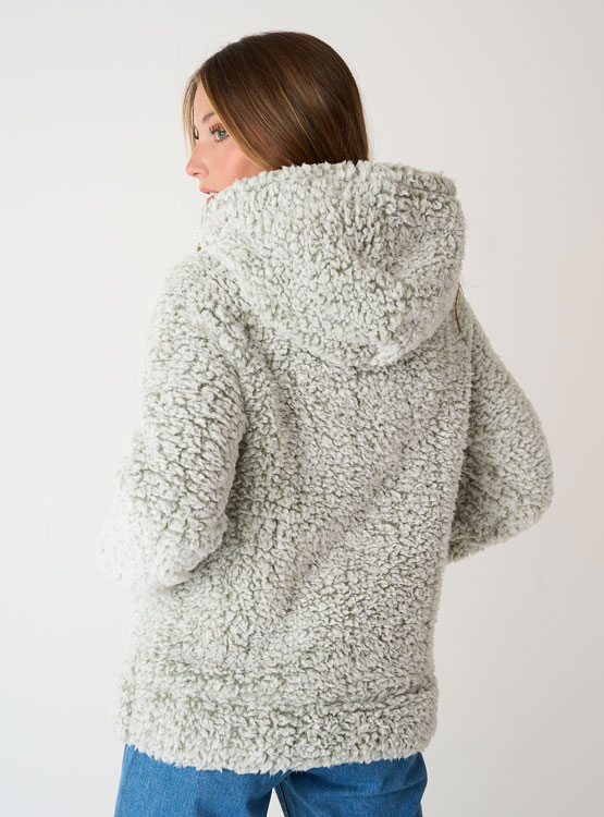 Ripley - POLERON INDEX LARGO SHERPA CON GORRO