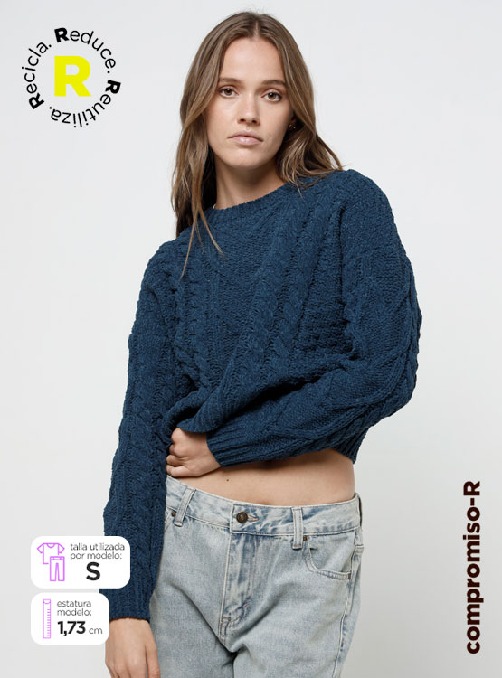 Ripley Sweater Index Manga Larga