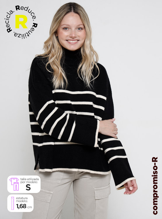 Ripley Sweater Index Manga Larga