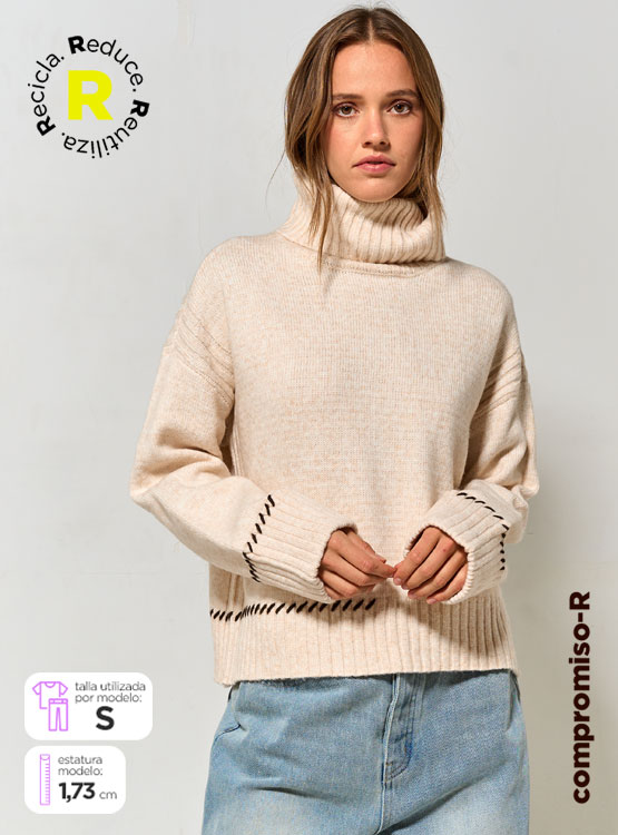 Ripley Sweater Index Manga Larga