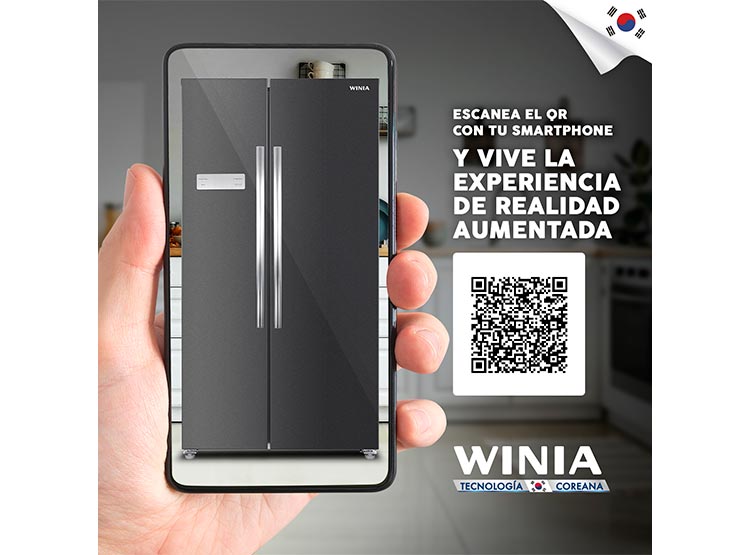 REFRIGERADOR WINIA SIDE BY SIDE TOP FREEZER 524 L FRS-W9500BXA