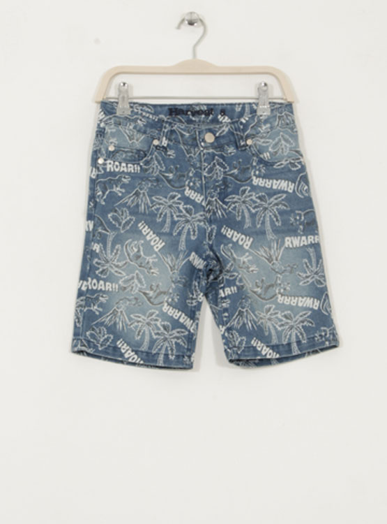 SHORT FRENCH DENIM FULL PRINT HARVEST