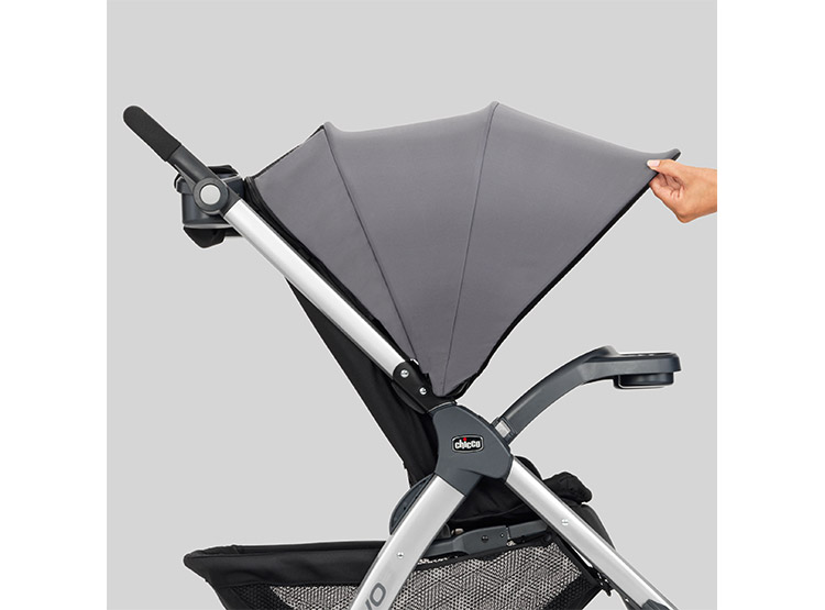 COCHE TRAVEL SYSTEM CHICCO BRAVO CON HUEVITO KEYFIT GRIS