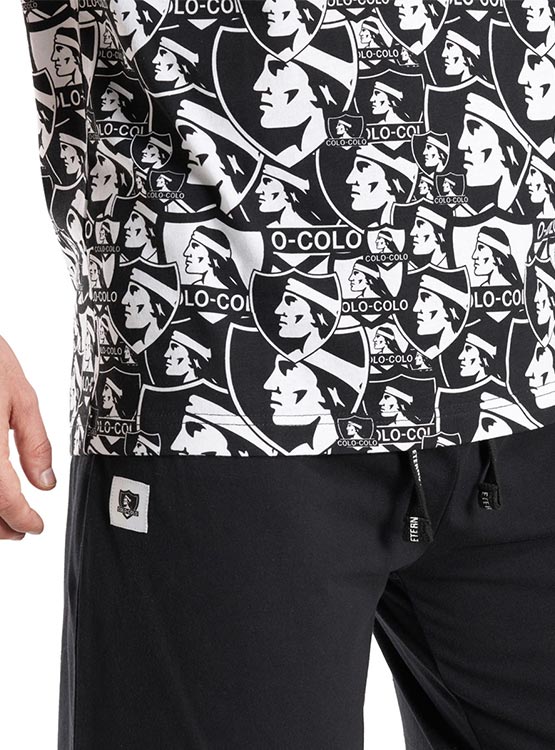 Ripley - PIJAMA TOP HOMBRE ALGODÓN VERANO COLO-COLO