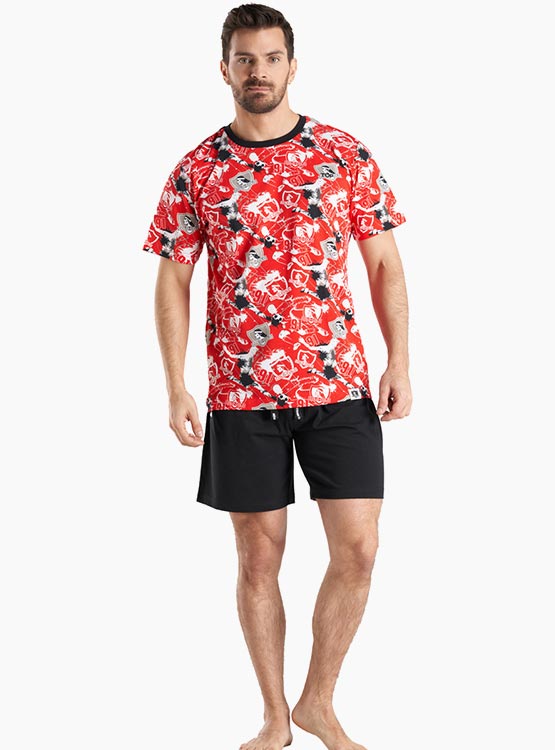 PIJAMA TOP HOMBRE ALGODÓN VERANO COLO-COLO