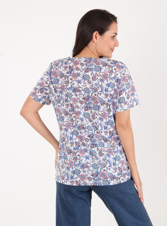 Ripley - POLERA AZIZ ESTAMPADA