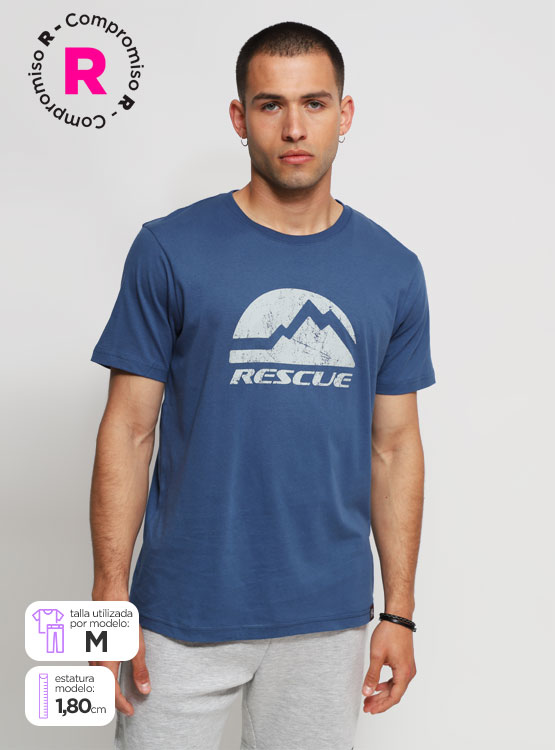 POLO DEPORTIVO HOMBRE RESCUE ENAVID ALGODÓN MANGA CORTA