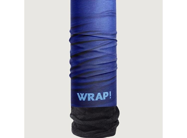 BLUE WRAP POLAR FLEECE
