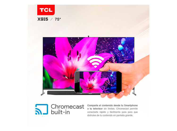 TELEVISOR TCL QLED 8K 75" 75X915
