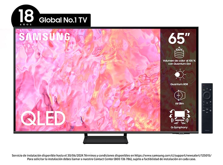 Ripley - SMART TV SAMSUNG QLED UHD 4K 65" Q65C