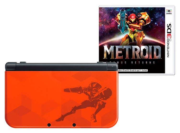 CONSOLA NEW NINTENDO 3DS XL SAMUS EDITION + METROID: SAMUS RETURNS
