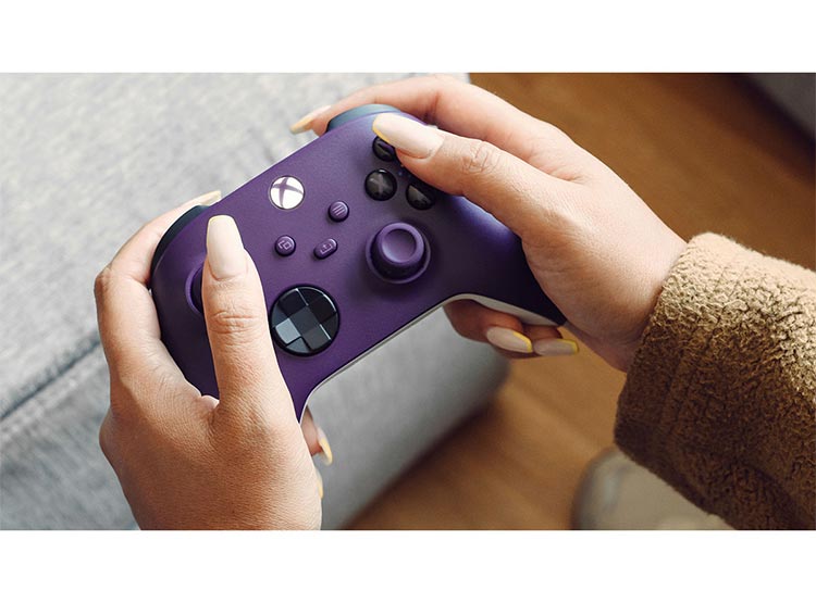 CONTROL XBOX MICROSOFT PÚRPURA