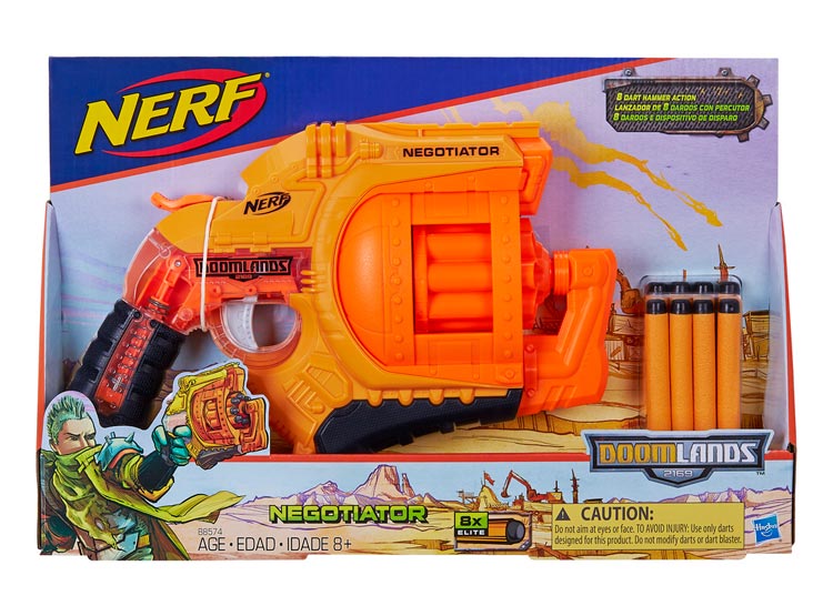 LANZADOR NERF DOOMLANDS NEGOTIATOR