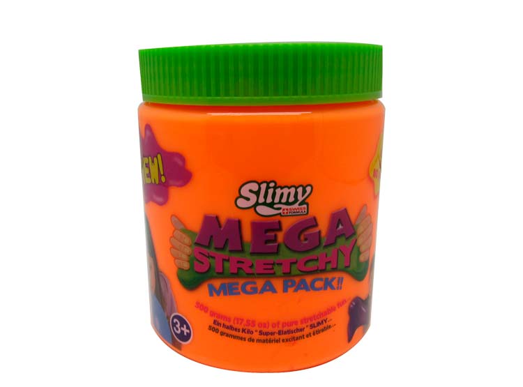 SLIME NARANJO SLIMY MEGA-STRETCHY 500GR