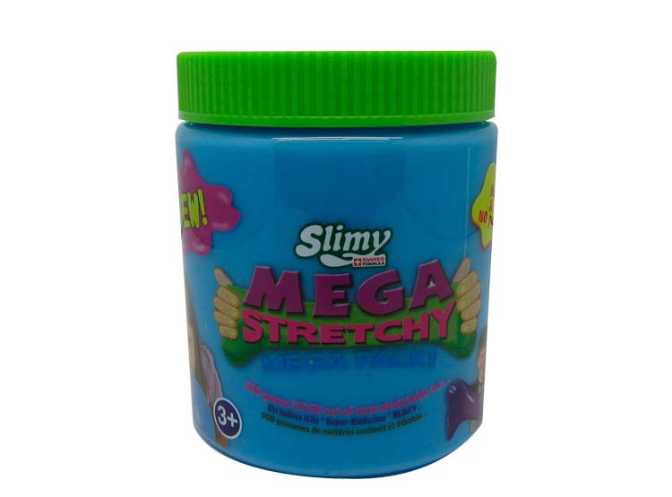 Ripley - SLIME AZUL SLIMY MEGA-STRETCHY 500 GR