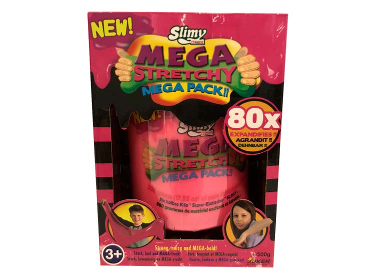 SLIME ROSADO SLIMY MEGA-STRETCHY 500 GR