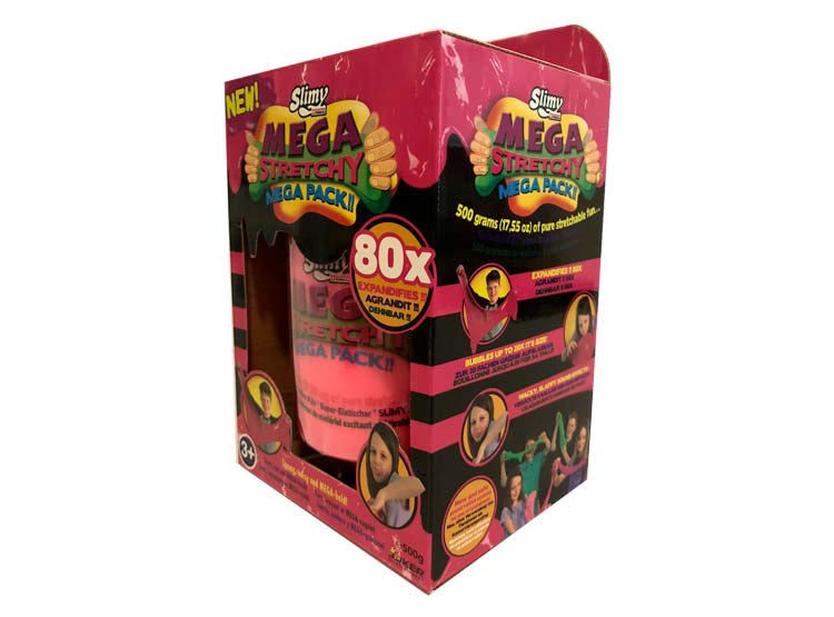 SLIME ROSADO SLIMY MEGA-STRETCHY 500 GR