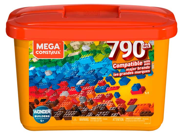 SET MEGA BLOCKS CONTRUCCIÓN 790 PIEZAS