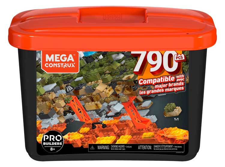SET MEGA BLOCKS CONTRUCCIÓN PRO 790 PIEZAS