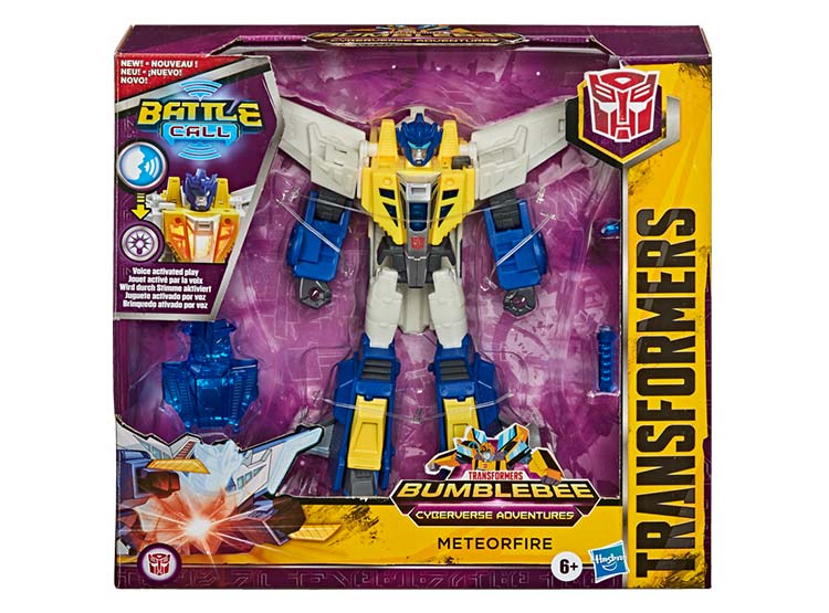 Ripley - FIGURA TRANSFORMERS CYBERVERSE BATTLE CALL TROOPER METEOR FIRE