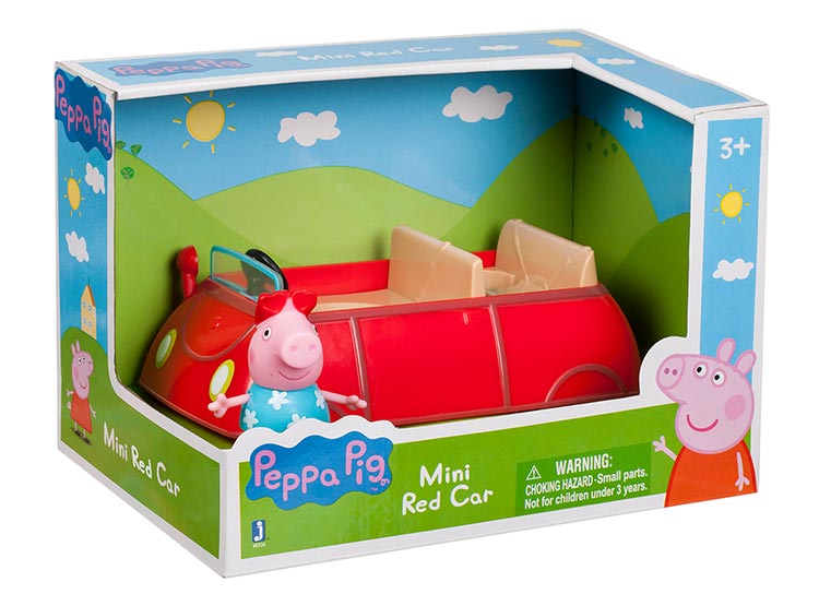 PLAY SET PEPPA PIG AUTO ROJO