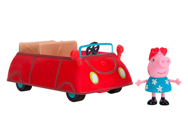 PLAY SET PEPPA PIG AUTO ROJO