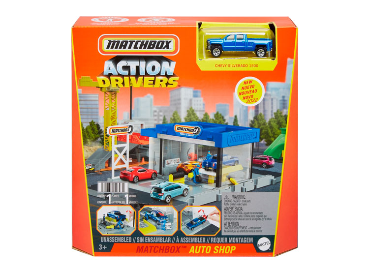 SET DE JUEGO MATCHBOX BASICS TALLER MECÁNICO