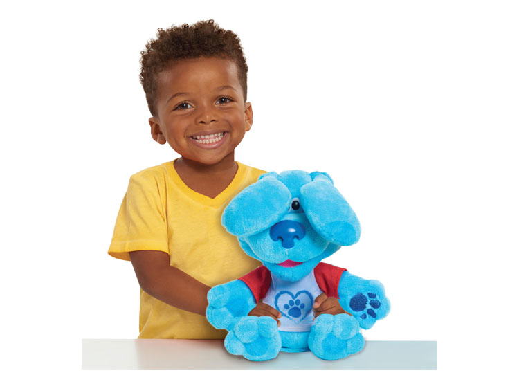 PELUCHE LANZA BESOS PISTAS DE BLUE