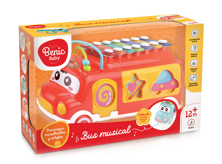 JUGUETE MUSICAL ULTRA TOYS BUS BENIC