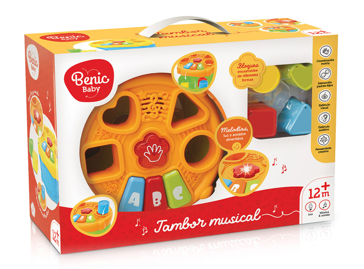 ULTRA TOYS - JUGUETE MUSICAL ULTRA TOYS TAMBOR BENIC | Ofertitas