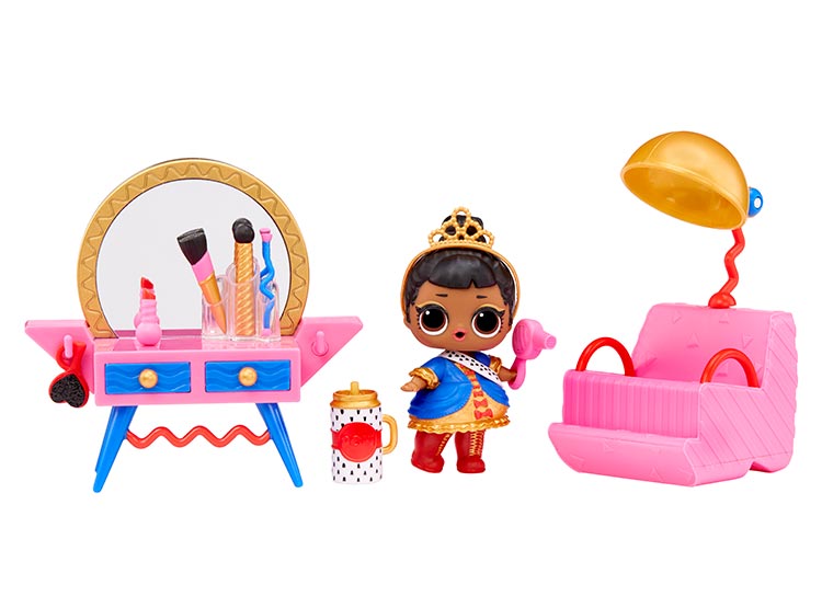 MUÑECA L.O.L. SURPRISE PLAYSET S6 HER MAJESTY + BEAUTY BOOTH