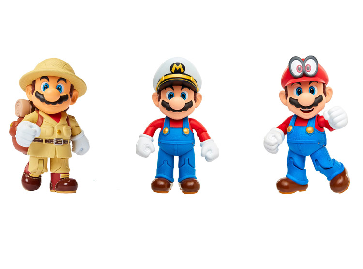 PACK FIGURE NTD SUPER MARIO ODYSSEY X3 4"
