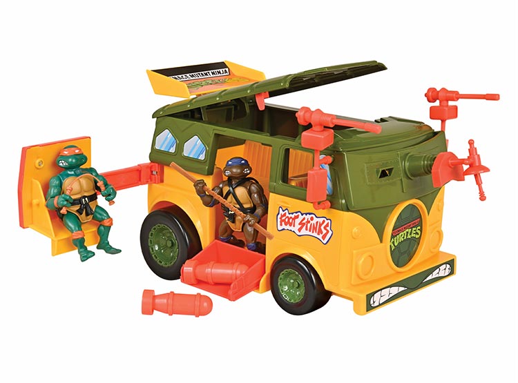 VEHICULO TORTUGAS NINJA ORIGINAL WAGON DE FIESTA