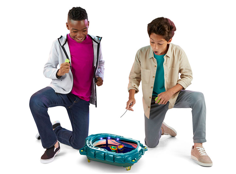 Ripley - SET DE BATALLA BEYBLADE BURST QUADSTRIKE TROMPO LIGHT IGNITE