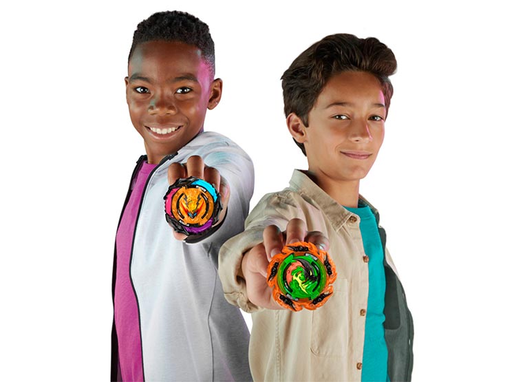 Ripley - SET DE BATALLA BEYBLADE BURST QUADSTRIKE TROMPO LIGHT IGNITE