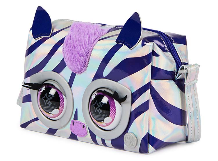 CARTERA PURSE PETS ZEBRA METALICA SONIDOS