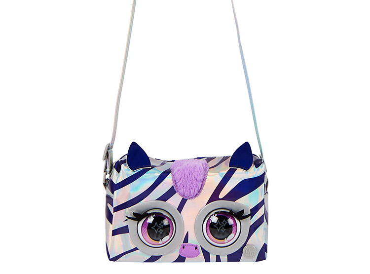 CARTERA PURSE PETS ZEBRA METALICA SONIDOS