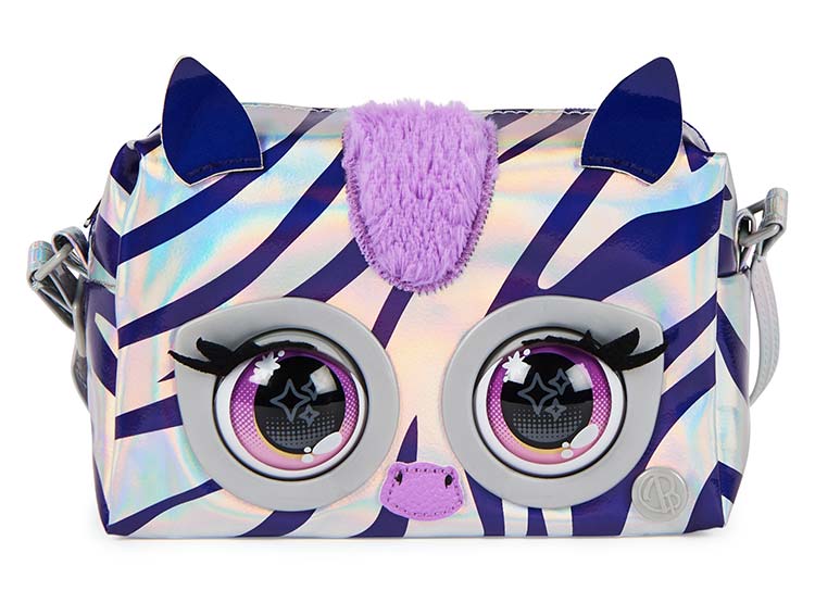 CARTERA PURSE PETS ZEBRA METALICA SONIDOS