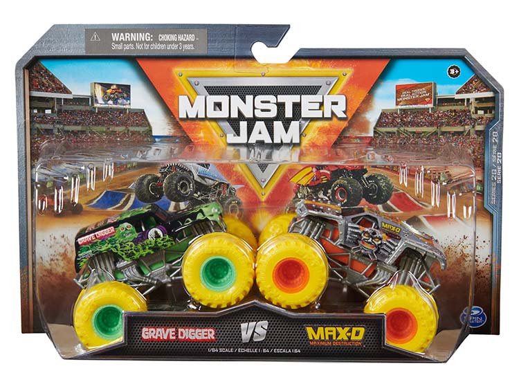 PACK 2 VEHÍCULOS DIGGER 1 64 MONSTER JAM