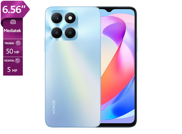CELULAR HONOR X6A PLUS 256 GB 6 GB RAM 5MP 6.5"