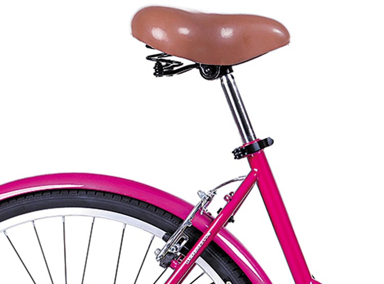 BICICLETA GAMA BIKE CLASSIC CITY BASIC FUCSIA ARO 26