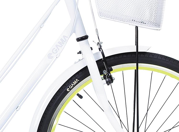 BICICLETA GAMA BIKE CITY AVENUE BLANCO ARO 26