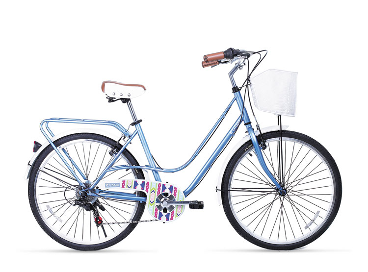BICICLETA GAMA BIKE CITY AVENUE AZUL ARO 26