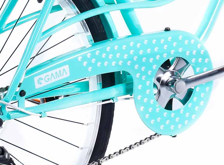 BICICLETA GAMA BIKE CITY AVENUE TURQUESA ARO 26