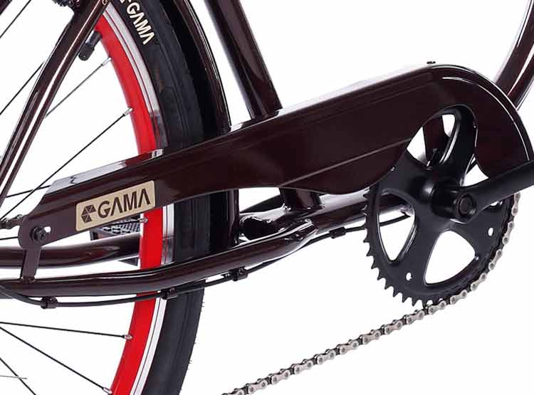 BICICLETA GAMA BIKE CLUBMAN CRUISER CAFE ARO 26