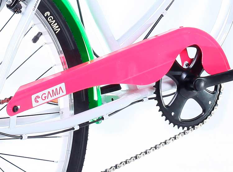 BICICLETA GAMA BIKE BROADWALK CRUISER BLANCO ARO 26