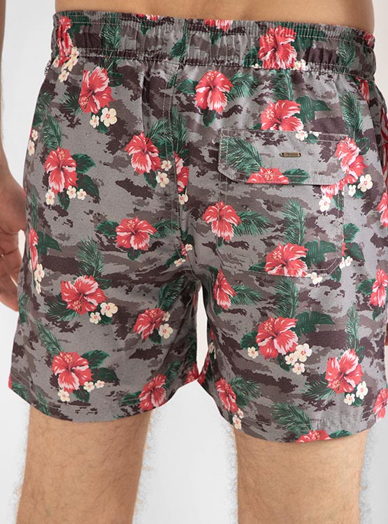 Ripley Traje De BaÑo Marquis Print Militar Floral