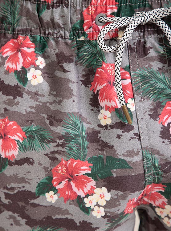 Ripley Traje De BaÑo Marquis Print Militar Floral